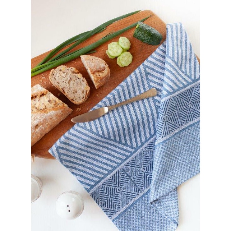 Prosoape Faro CARINO, set, 100% bumbac, jacquard albastru, 40x60 cm ...