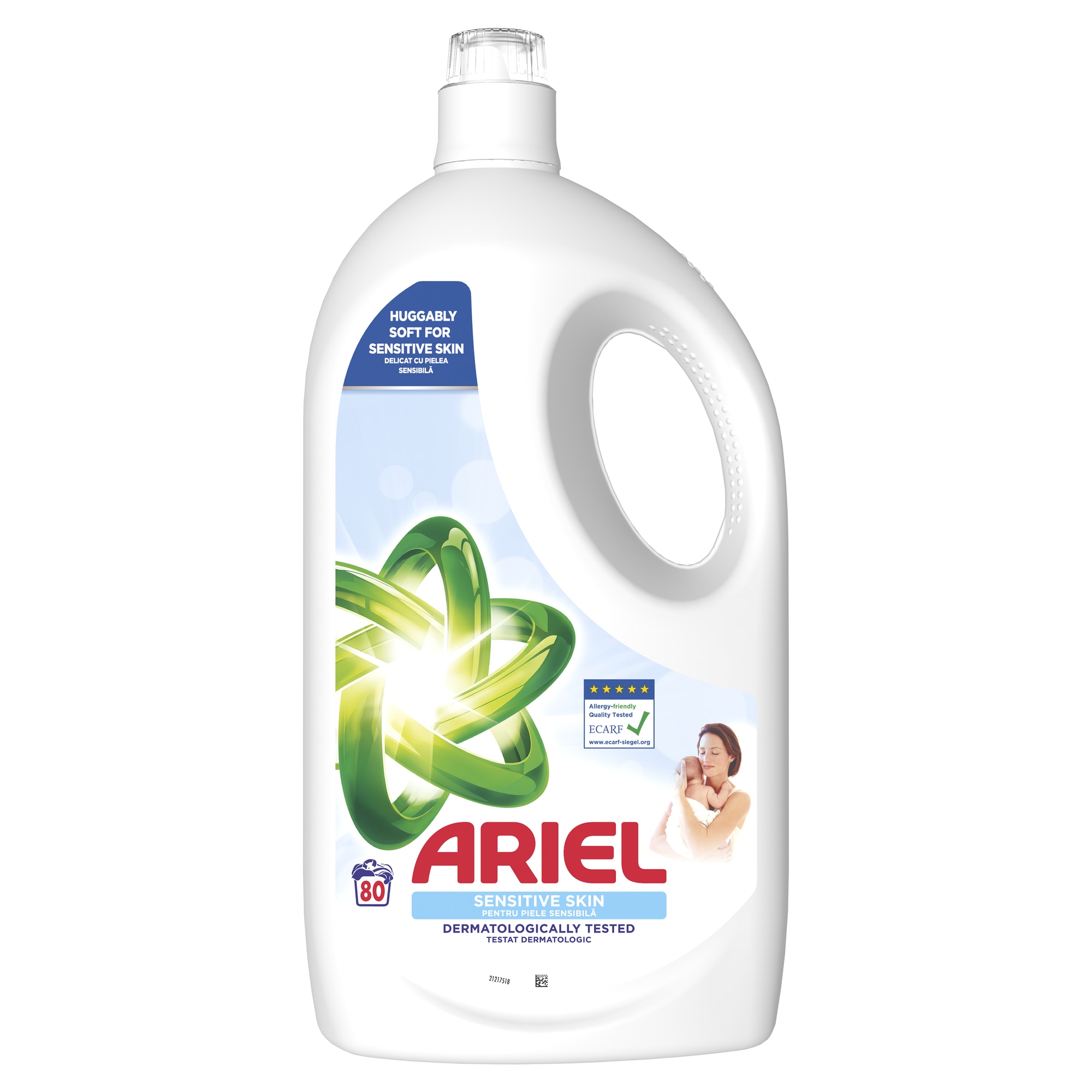 Detergent de rufe lichid Ariel Sensitive, 80 spalari, 3.6 L - eMAG.ro