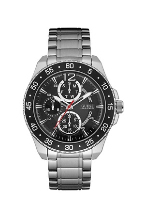Guess, Мултифункционален часовник с метална верижка, Сребрист - eMAG.bg