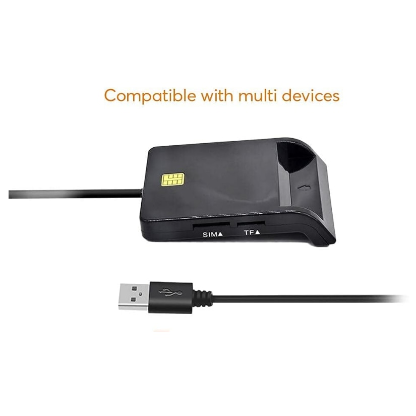 Cititor electronic carti de identitate Smart Card FlatReader, SD, TF ...