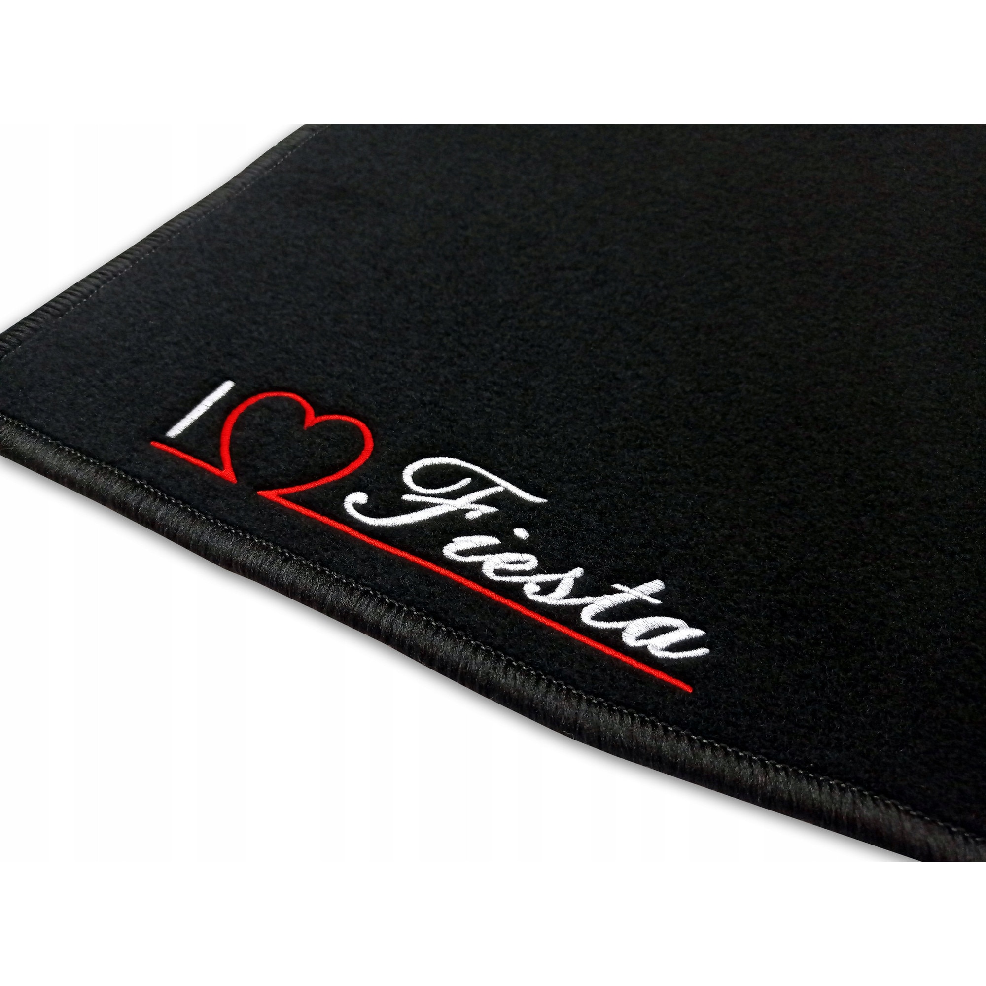 Lasota autószőnyegek Ford Fiesta MK7 (2008-2011) modellekhez, 2x I love ...