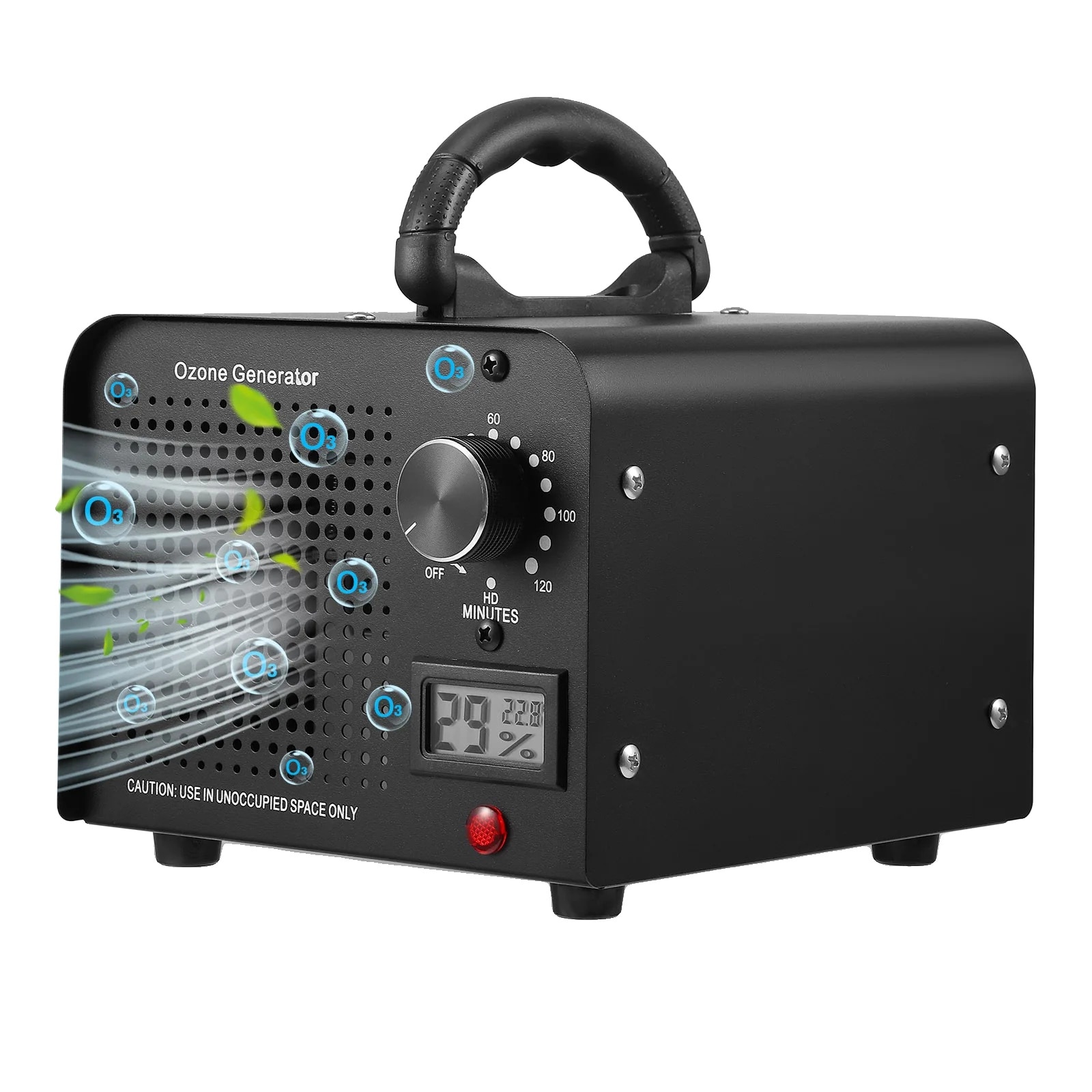 Generator de ozon, 60000 mg/h, display integrat, 220V, pentru spatii de ...