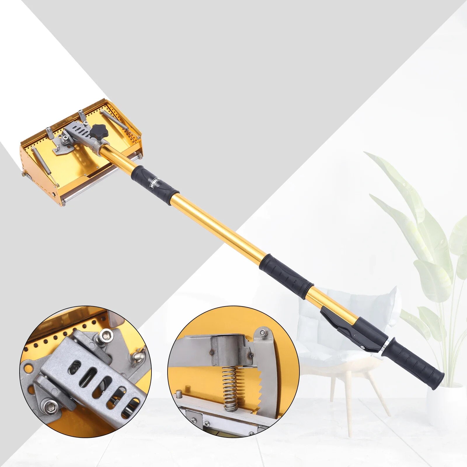 Unealta de tencuit telescopica, 40-64 inch, Galben - eMAG.ro