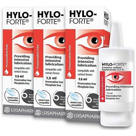 Picaturi oftalmice lubrifiante Hylo-Forte, 3 x 7.5ml - eMAG.ro