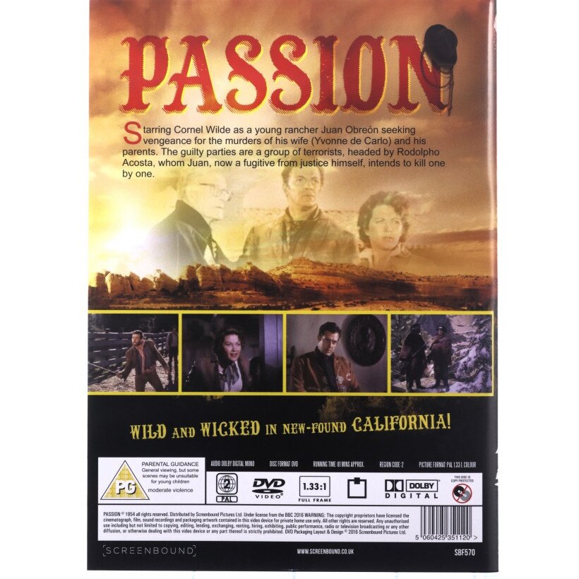 Passion (1954) [DVD] - eMAG.hu