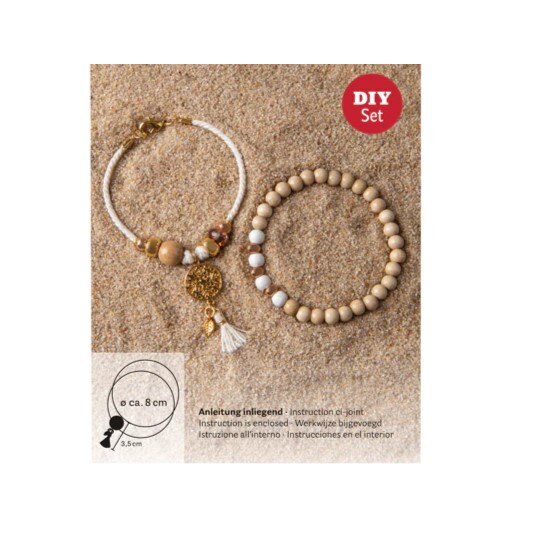 Set 2 bratari din lemn, FSC 100 % Dimensiuni - aproximativ 18 cm - eMAG.ro