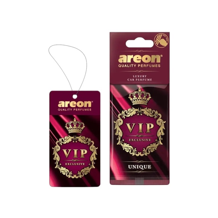 Odorizant Auto Areon VIP Exclusive Unique – Parfum de Lux pentru Masina ...