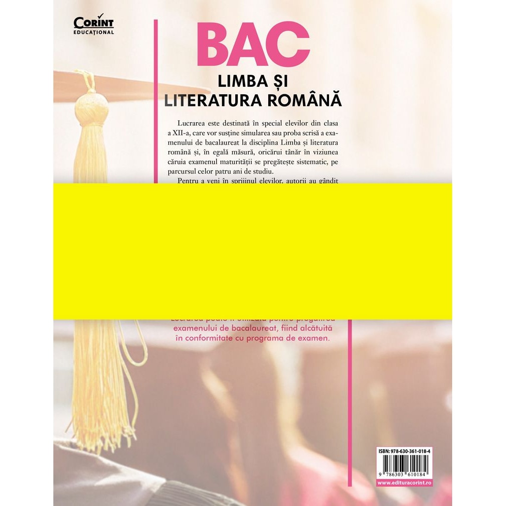 Bac 2026 limba si literatura romana, Monica Cristina Anisie, Constantin ...