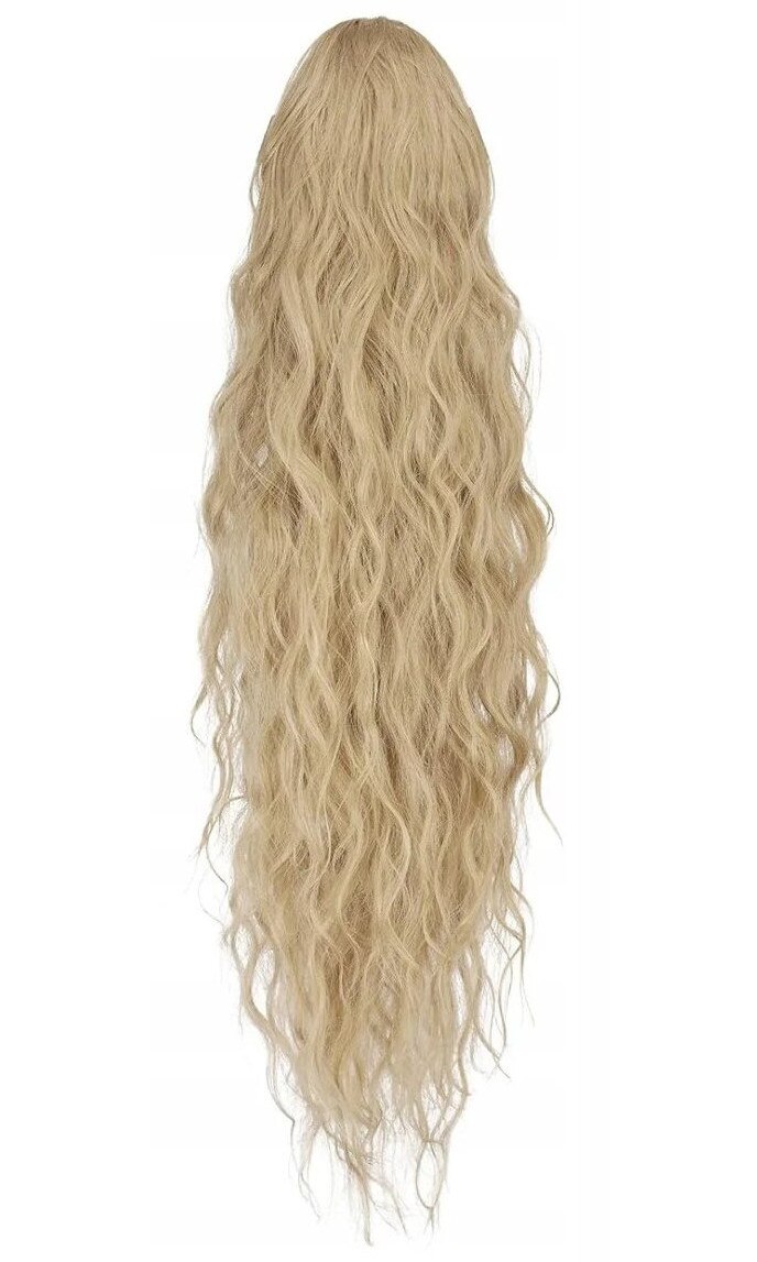 Extensie de par, tip coada de cal, Belora, ondulata, cu clema mare ...