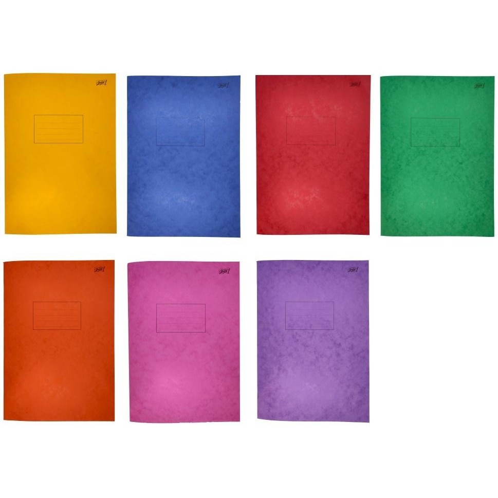 Set caiete A4/60K cu coperta din prespan, design marmorat, 10 bucati ...