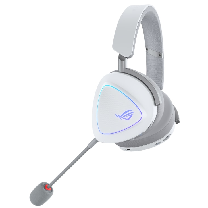 Casti Gaming Wireless ASUS ROG DELTA II, Jack 3.5mm, BT si Wi-Fi 2.4 ...