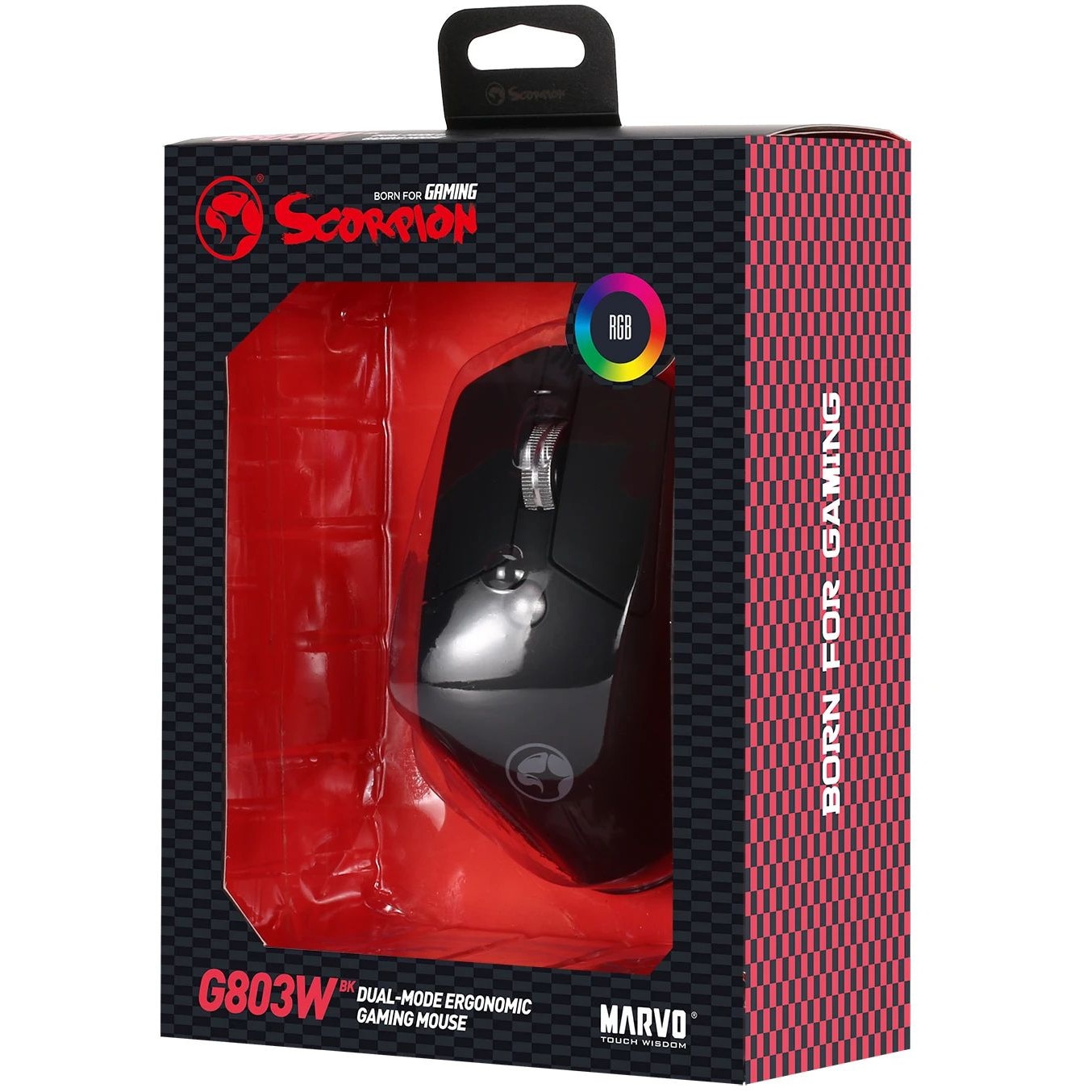 Mouse gaming wireless Marvo G803, Negru, Wireless - eMAG.ro