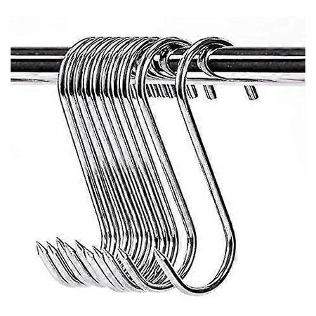 Carlige pentru carne set 10 bucati, otel inoxidabil, 15cm - eMAG.ro