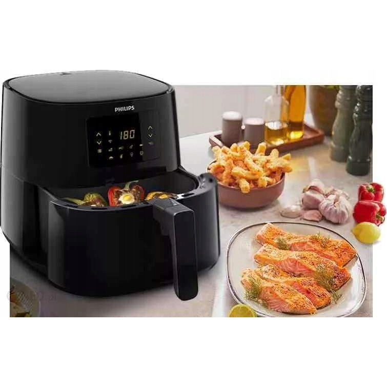 Friteuza Philips Airfryer Essential 2000W, 6.2L, 90% mai putin ulei ...