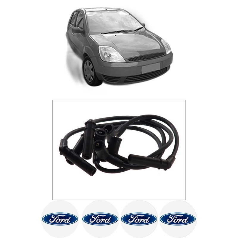 Set fise bujii aprindere FORD FIESTA V (JH_, JD_) 1.3 A9JB, A9JA KW 51 ...