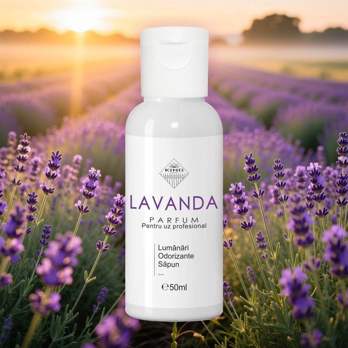 Parfum pentru lumanari, KING Aroma® LAVANDA, uz profesional, 50 ml ...