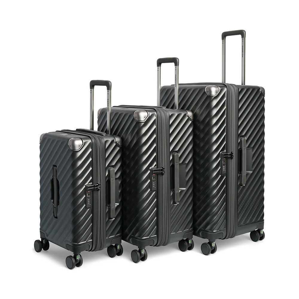 Set trolere extensibile Carryon Trunk, policarbonat, 1 bagaj de cabina ...