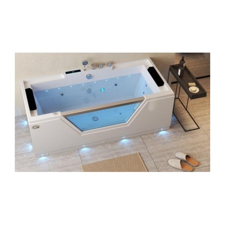 Cada hidromasaj jacuzzi HIDRA, 180x80x58cm, 2 persoane, 30 jeturi, alb ...