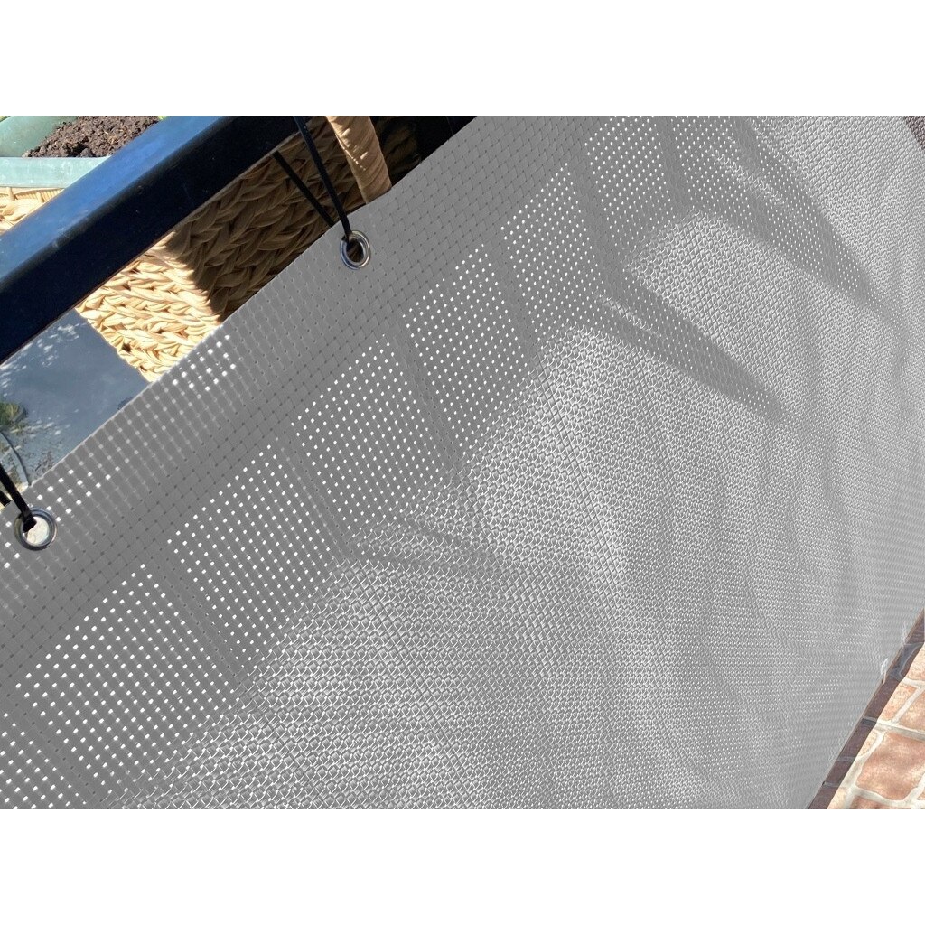 Mata PVC pentru balcon, Linarem SiatkiSieci, 100cm, antracit, 90% ...
