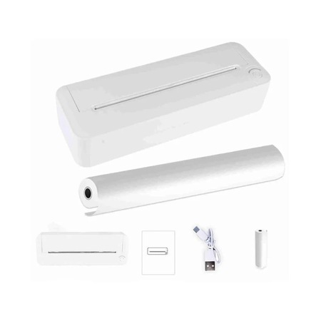 Imprimanta termica A4 pentru hartie, imprimare portabila wireless ...