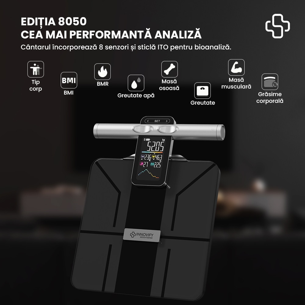 Cantar inteligent Innovify™ WeightSense, Edition 8050, scanare completa ...