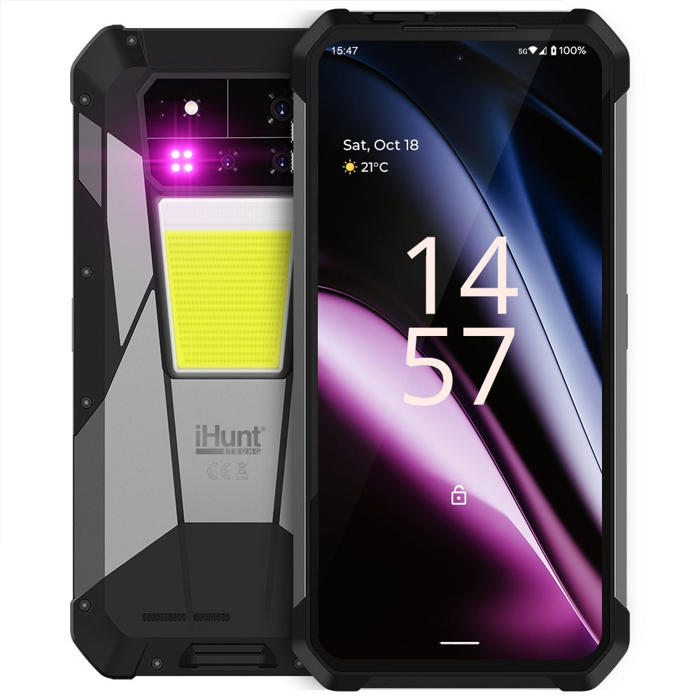 Telefon mobil iHunt Tank 4 Pro, 5G, Dual SIM, 6.73-inch 3K 120Hz AMOLED ...