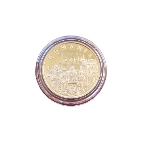 Moneda Romania, 50 Bani Proof 2019, Regele Ferdinand, incapsulata - eMAG.ro