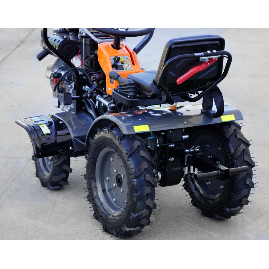 Minitractor Ride-On 4x4 R1200 Evotools PLUS, motor Diesel Koop, pornire ...