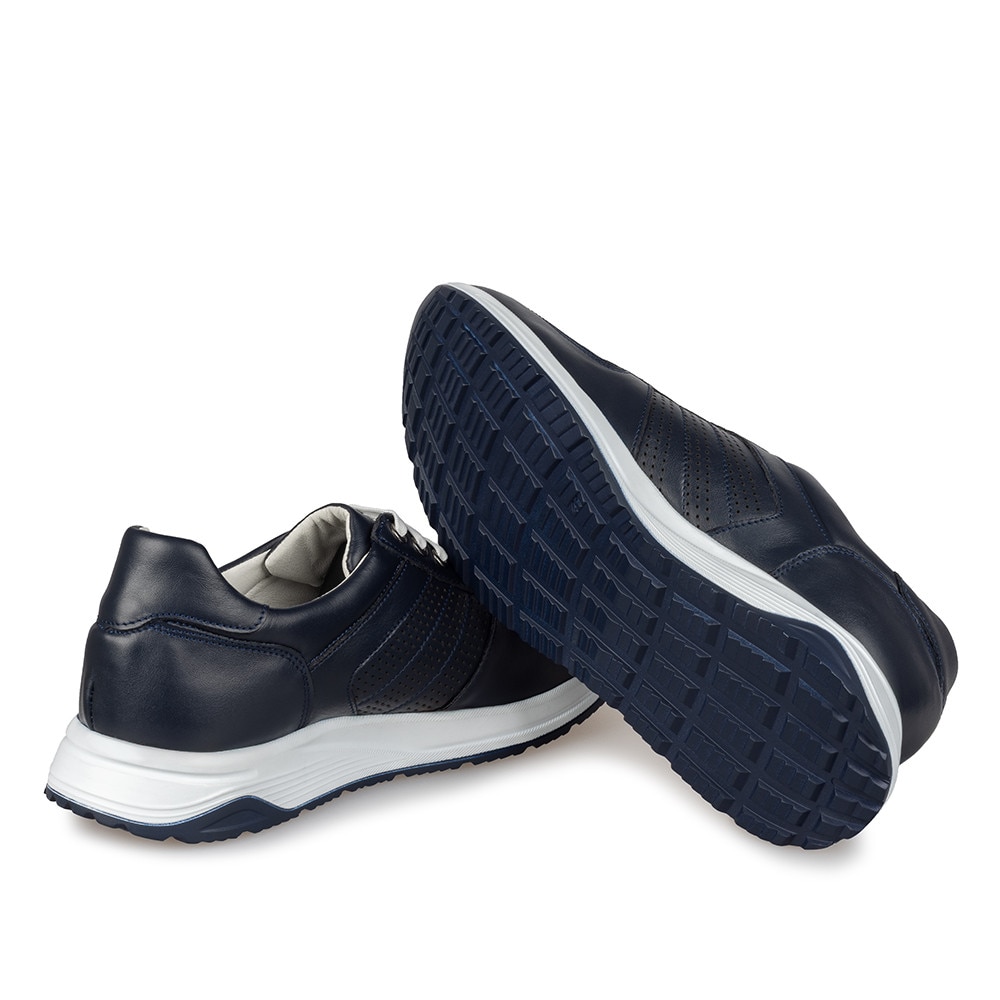 Mario Lavalle, Pantofi casual pentru barbati 104, Piele naturala, Blue ...