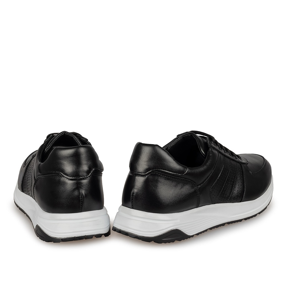 Mario Lavalle, Pantofi casual pentru barbati 104, Piele naturala, Negru ...