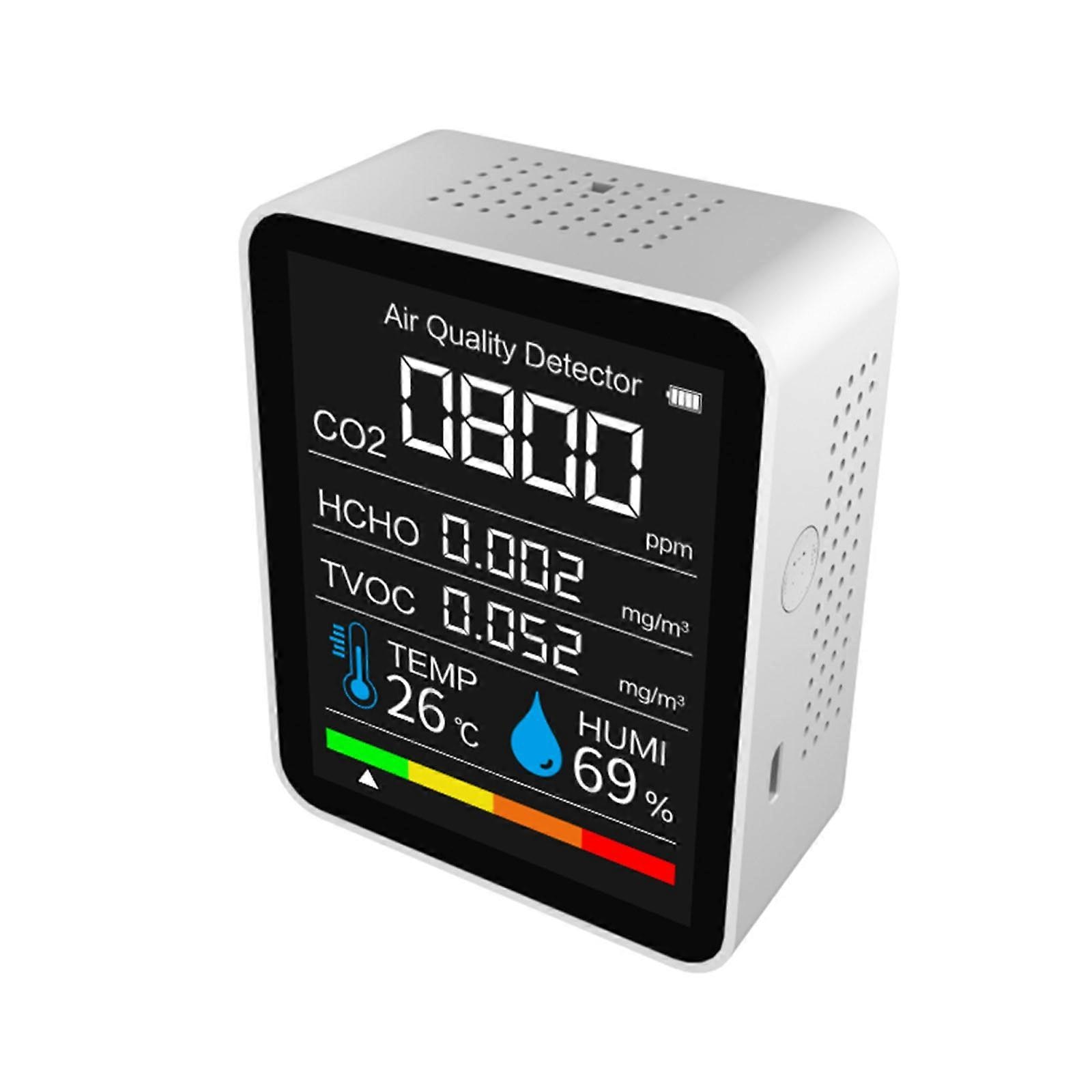 Monitor de calitate a aerului, Alb - eMAG.ro