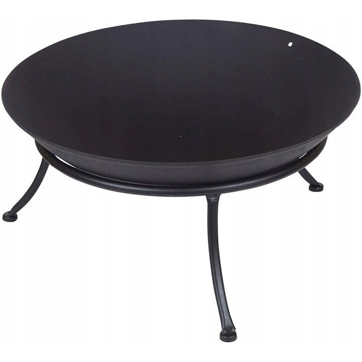 Gratar gradina din fonta 80cm, 3 picioare, mobil, pentru foc si gratar ...