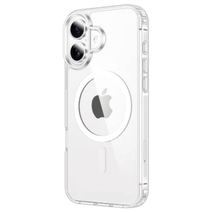 Husa transparenta pentru iPhone 17, WaltStore, MagSafe, protectie ...