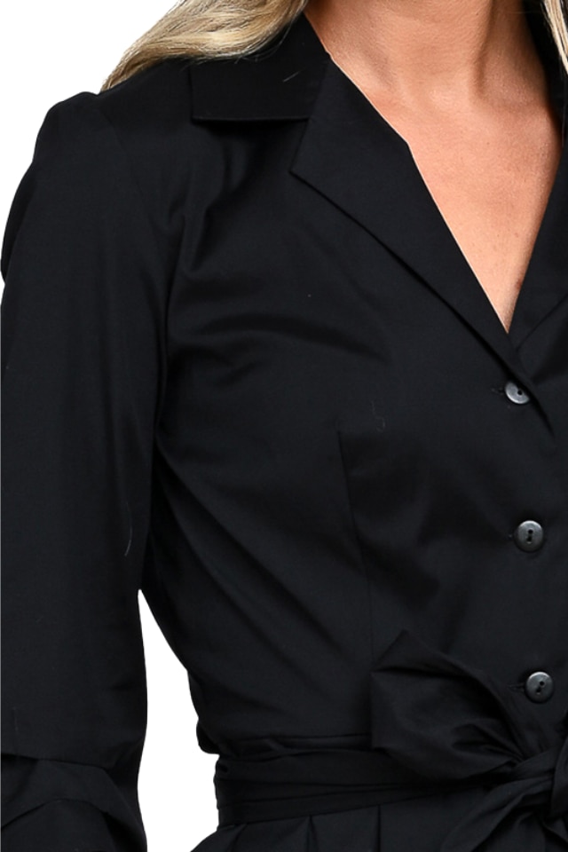 Rochie office Giorgal cu pliuri Camelia - eMAG.ro