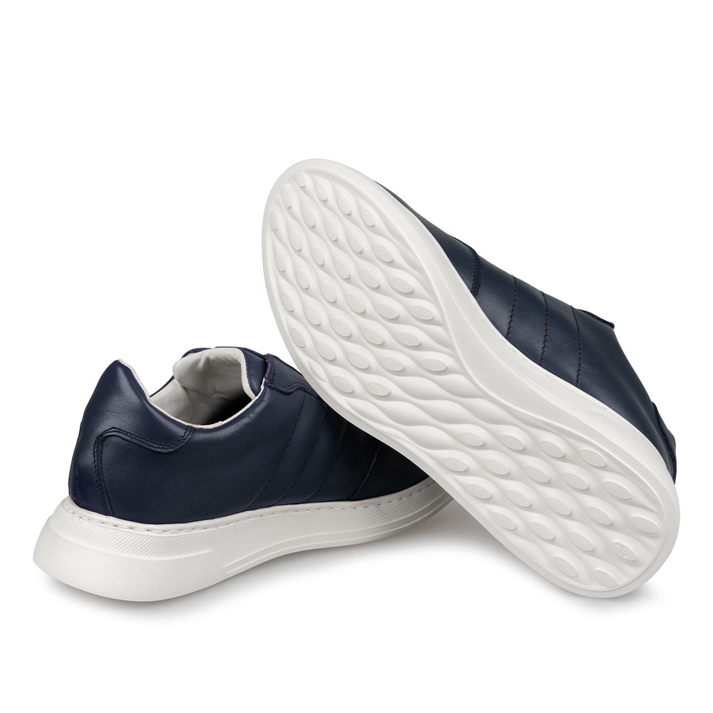 Mario Lavalle, Pantofi casual pentru barbati 107, Piele naturala, Blue ...