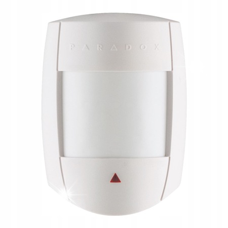 Senzor de miscare Paradox DG55, detectie dubla, alb, 12m x 12m - eMAG.ro