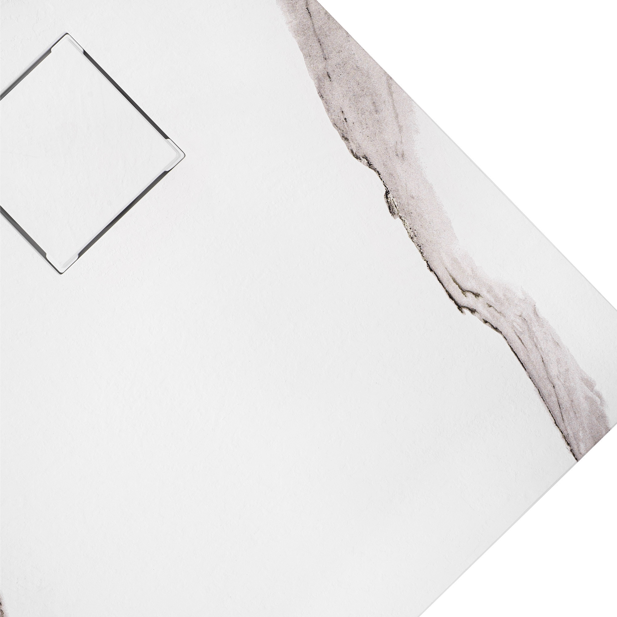 Zuhanytálca, Rea, 90x90cm, fehér, magasság 2,5cm - eMAG.hu