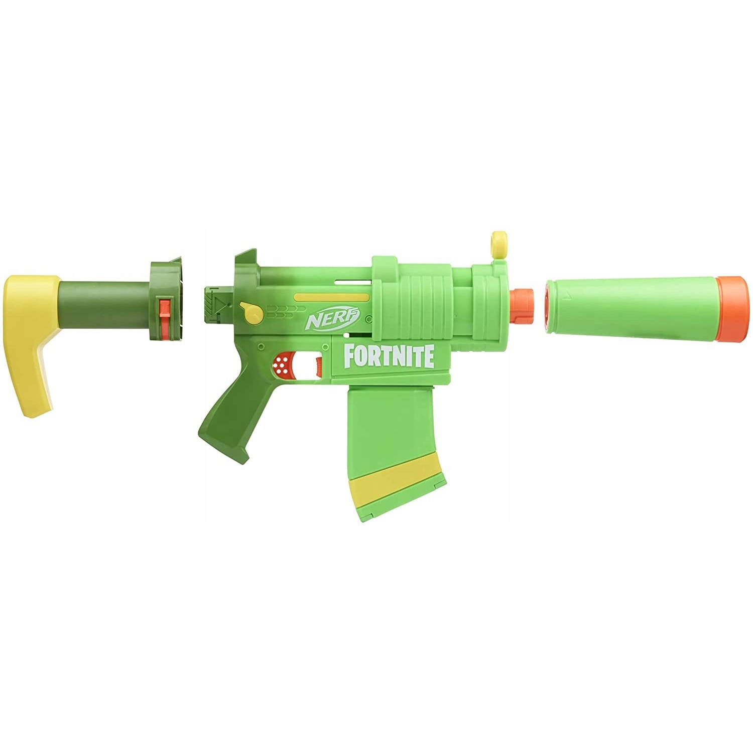 Pistol de jucarie Nerf Fortnite SMG-ZESTY Elite 4in1 set, 50 sageti, 6 ...