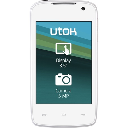 Telefon mobil UTOK D35w, Dual SIM, White - eMAG.ro