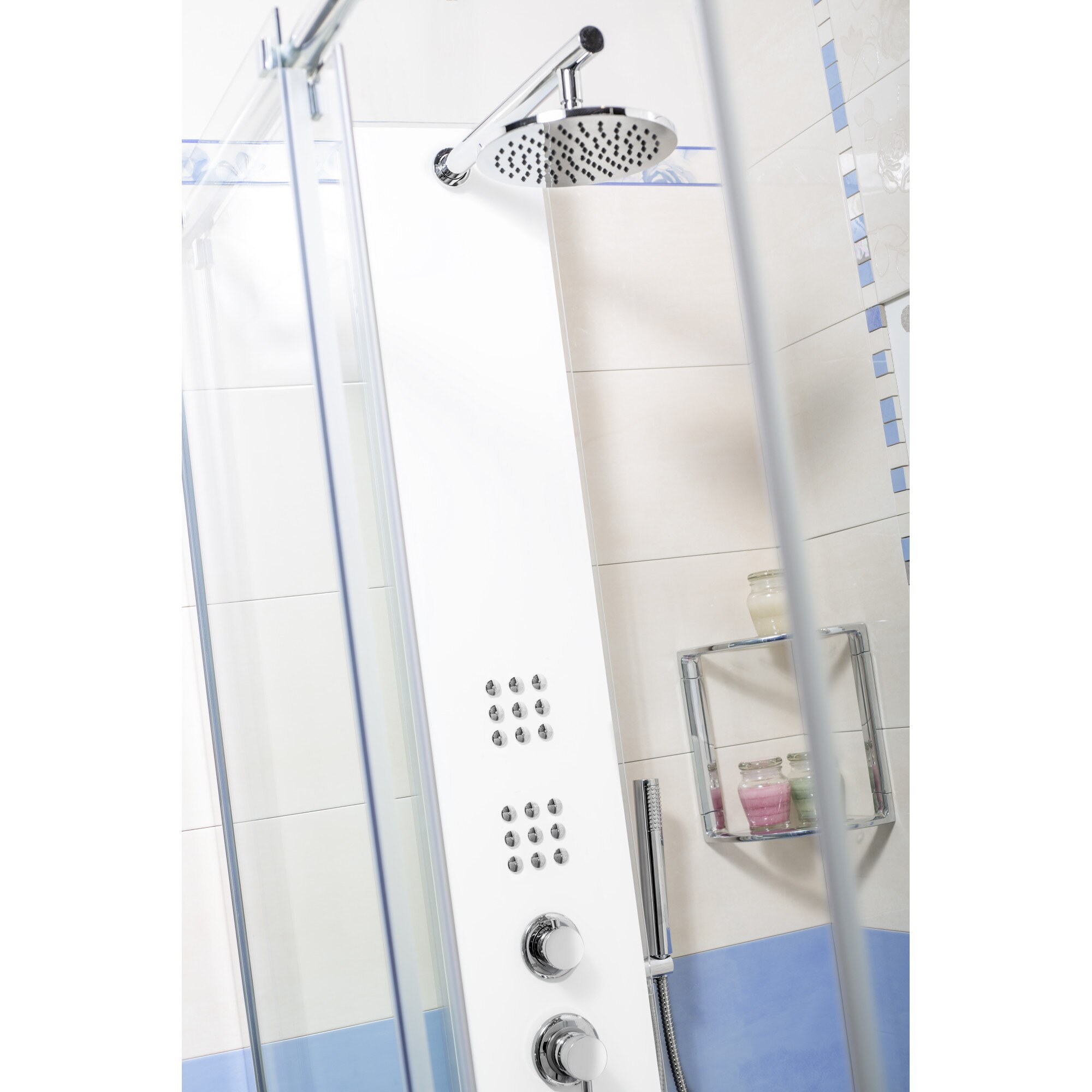 Panel dus multifunctional cu hidromasaj "CRYSTAL" - METAFORM Italy, cu ...