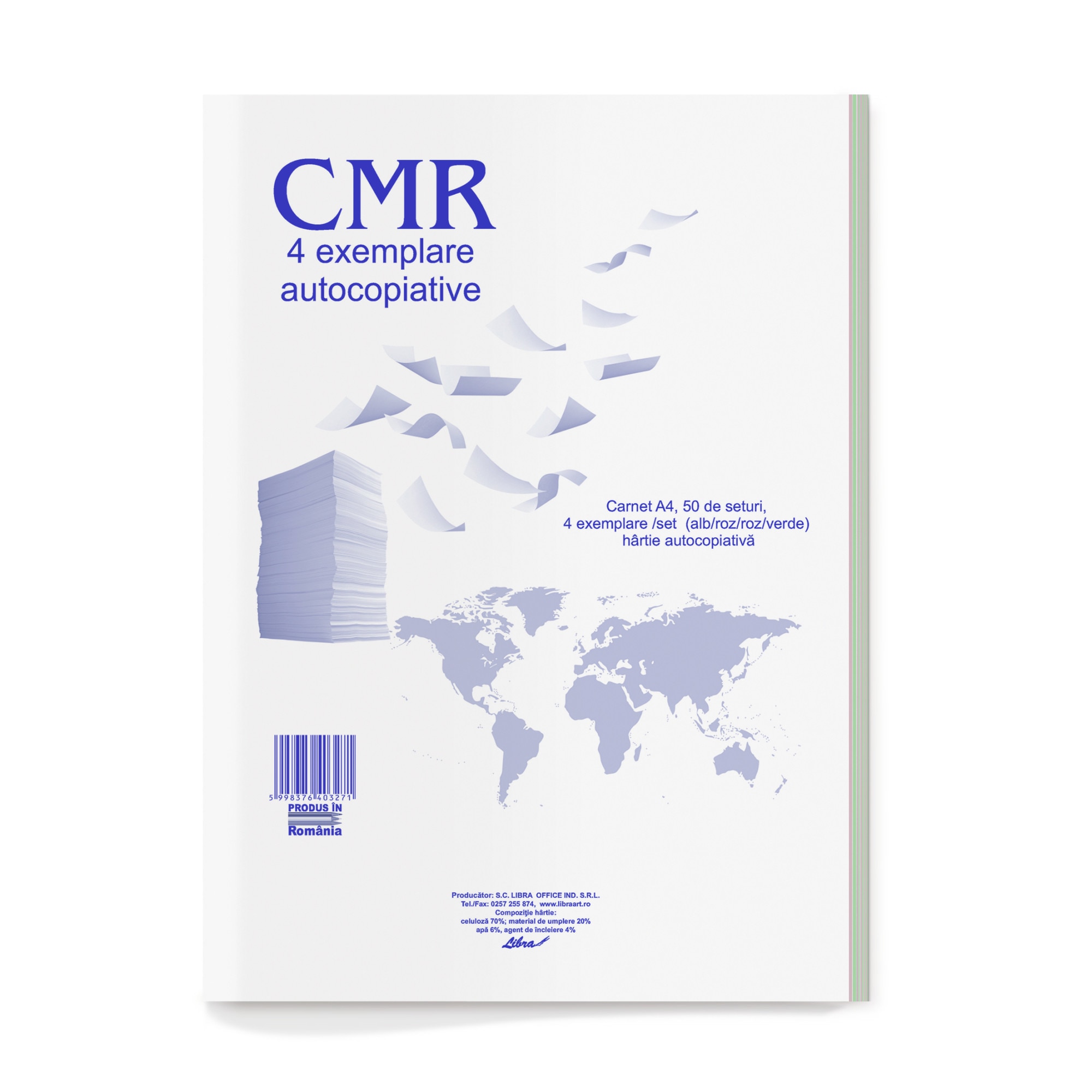 CMR International A4, 4 Exemplare, 50 Seturi/Carnet, Scrisoare de ...