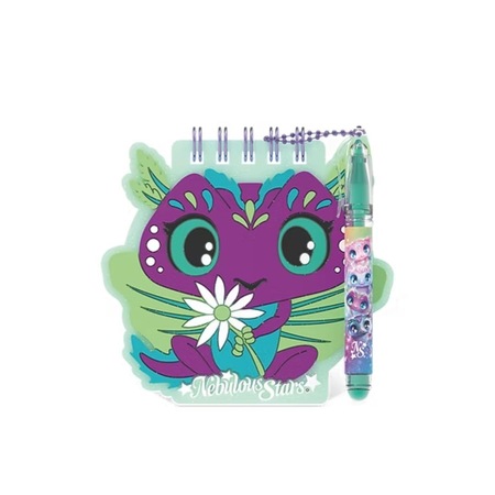 Carnetel de notite set cu stickere si pix gel, Nebulous Stars, personaj ...