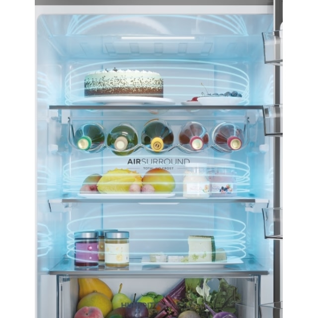 Combina frigorifica Haier HTW5618DNMG, 3 Usi, 360 litri, Total No Frost ...