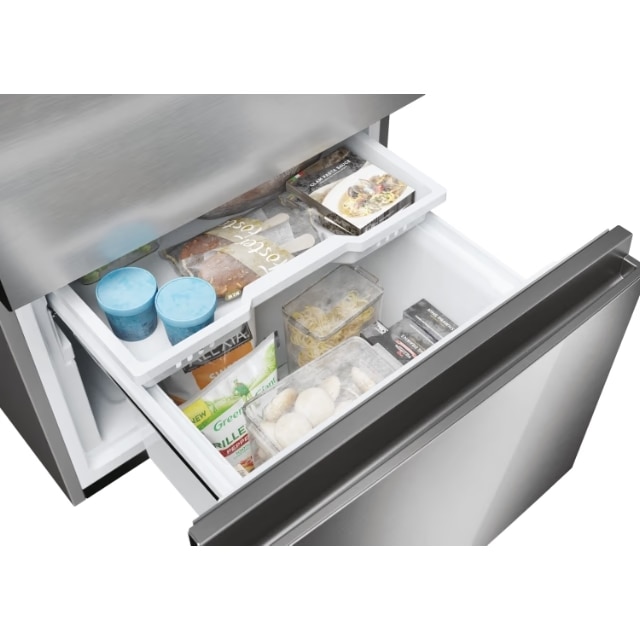 Combina frigorifica Haier HTW5618DNMG, 3 Usi, 360 litri, Total No Frost ...