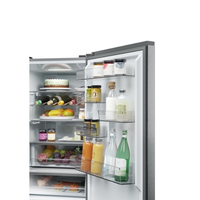 Combina frigorifica Haier HTW5618DNMG, 3 Usi, 360 litri, Total No Frost ...