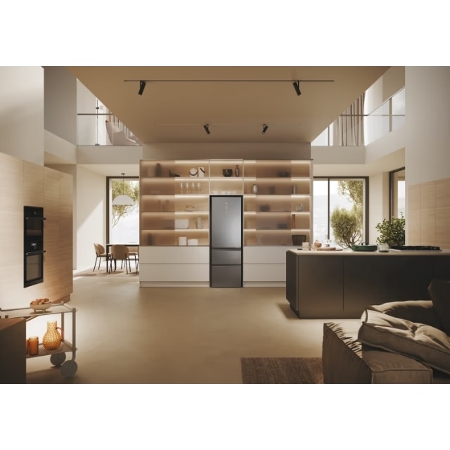 Combina frigorifica Haier HTW5618DNMG, 3 Usi, 360 litri, Total No Frost ...