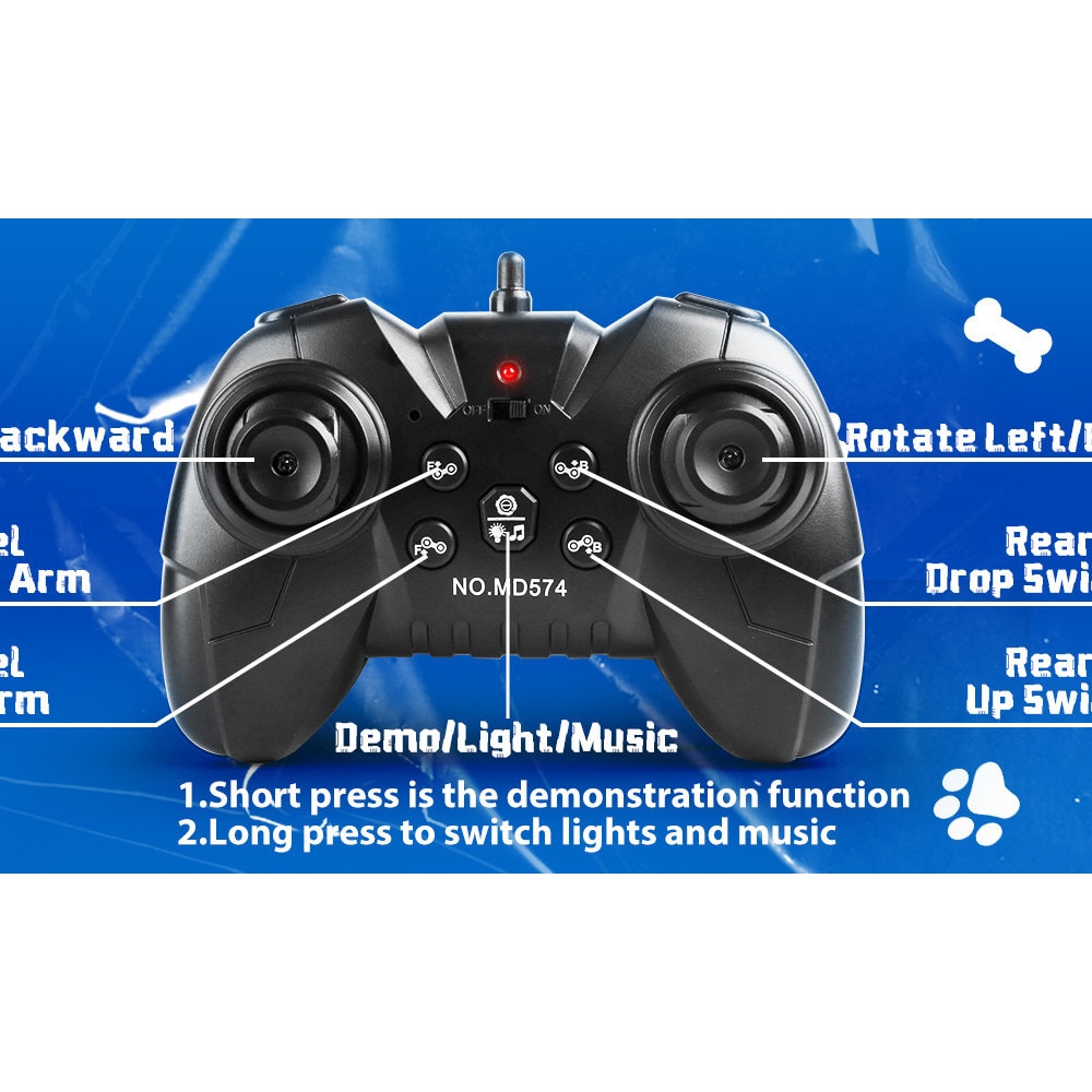 Cainele Robot de jucarie TOBY, interactiv, cu gesturi si roti mobile la ...