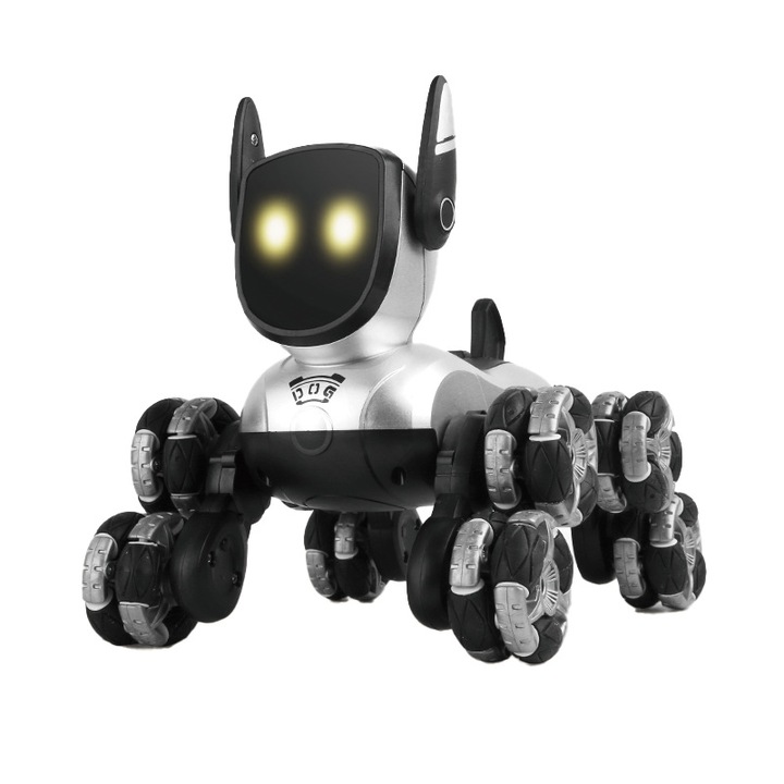 TOBY interaktív robotkutya, gesztusvezérléssel és 360°-ban forgó ...