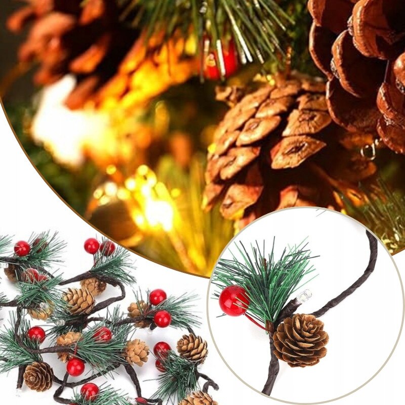 Lant Luminos 2M Cu Folie De Protectie, Maro, 2 M, Alimentare Cu Baterii ...