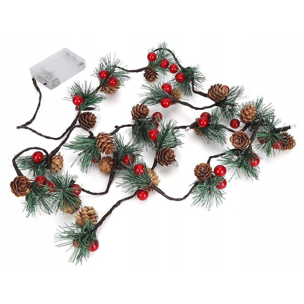 Lant Luminos 2M Cu Folie De Protectie, Maro, 2 M, Alimentare Cu Baterii ...